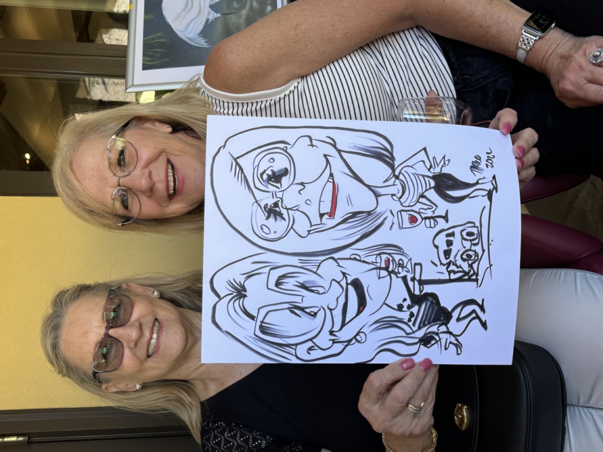 LANDMARK VINEYARDS 50th - Caricature Artist | Cartoonist | San ...